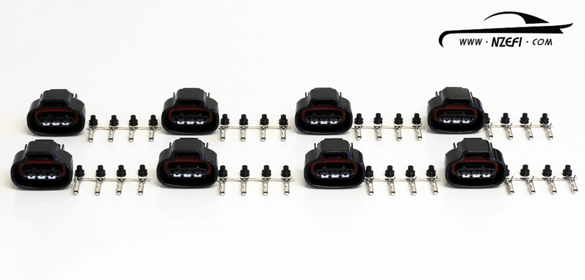 Toyota 1UZ VVTi 4-pin Ignition Coil Connector Set - NZEFI